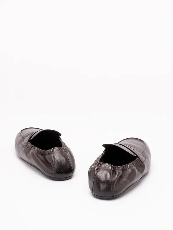 Prada Shuffle Antiqued Leather Loafers - Multicolor