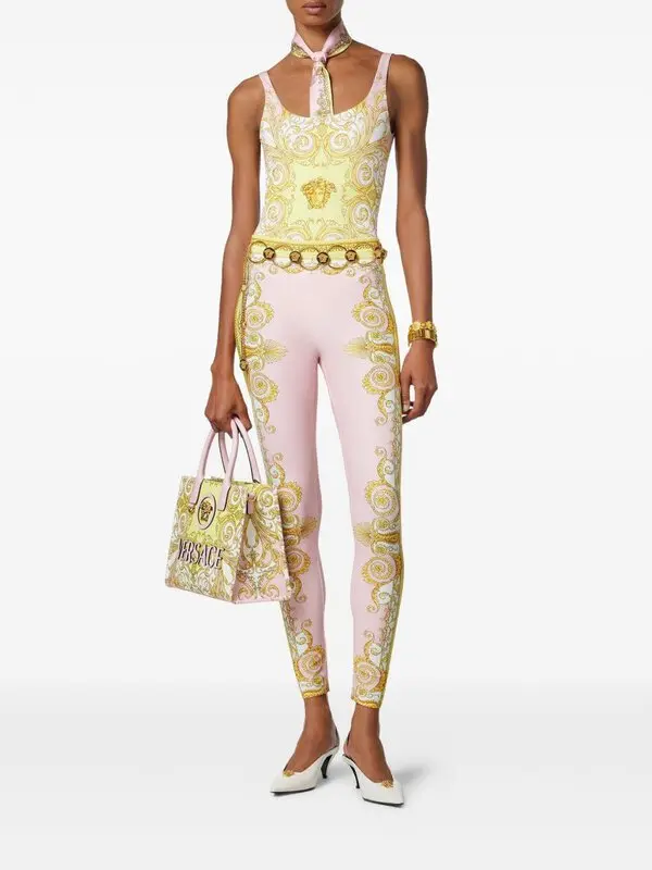 Versace Barocco Print Swimsuit - Multicolor