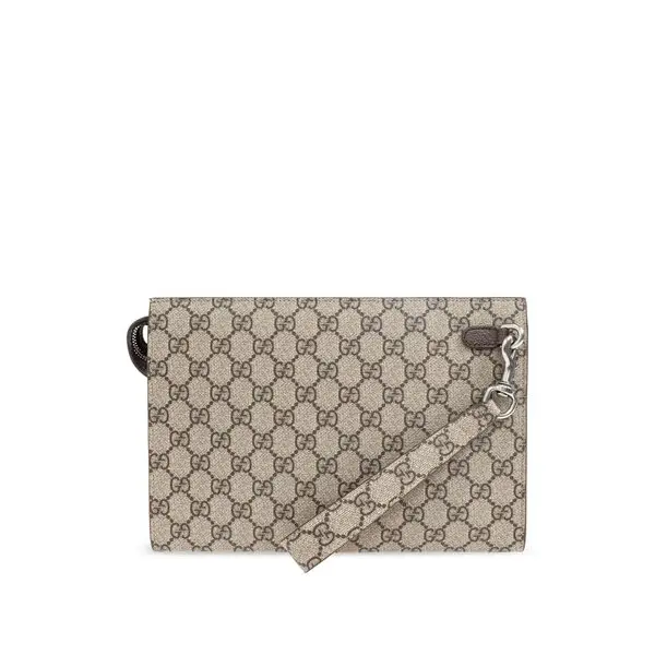 Gucci Canvas Clutch Bag - Cream