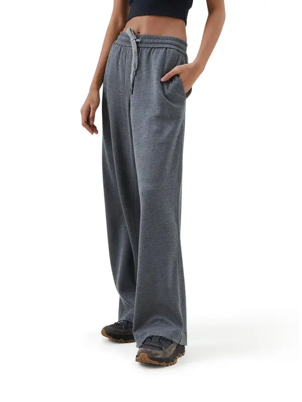 Brunello Cucinelli Wide Leg Trousers With Drawstring
