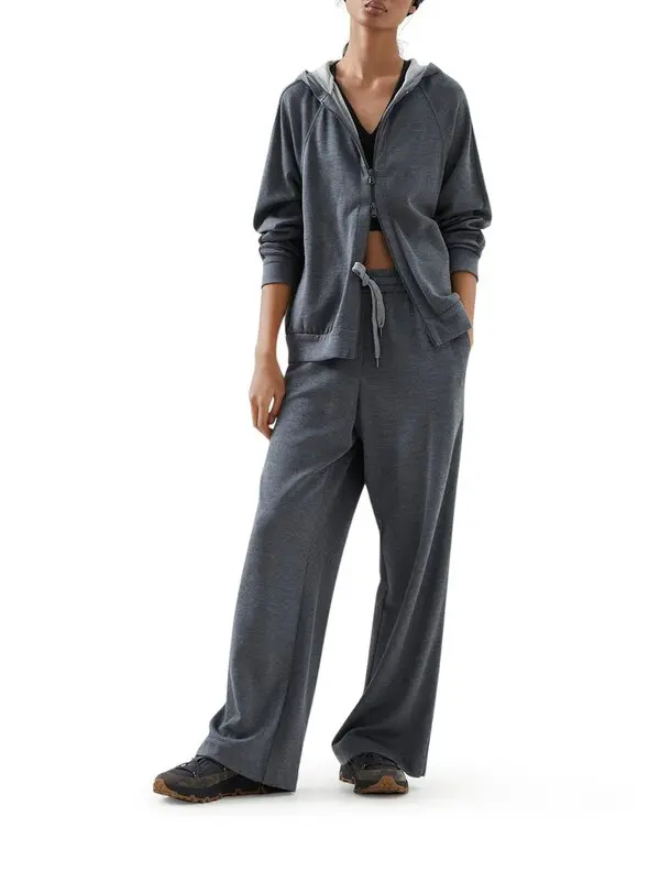 Brunello Cucinelli Wide Leg Trousers - Gray