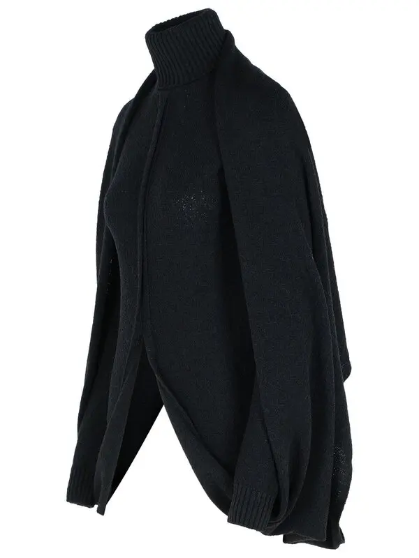 Sportmax Adepto' Virgin Wool Blend High Neck Sweater