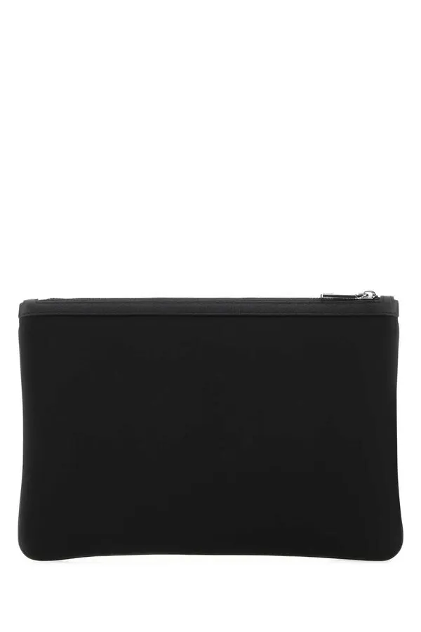 Dolce & Gabbana Leather And Nylon Pouch