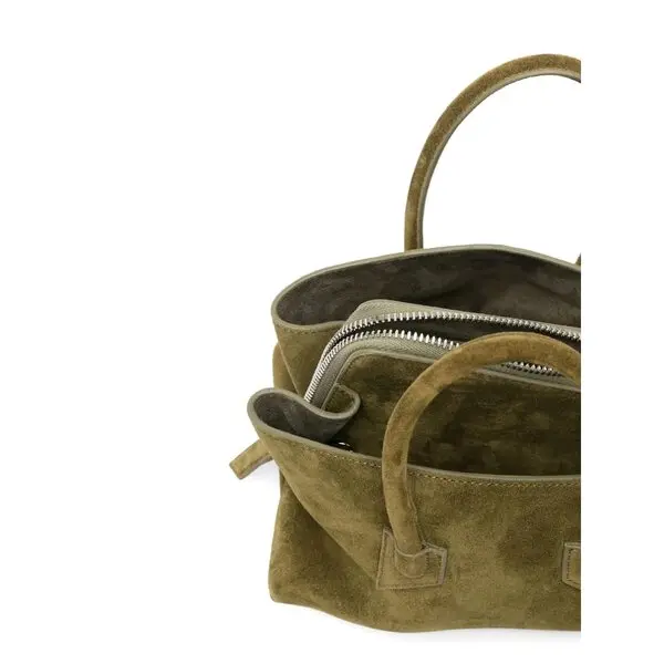 Attico Suede Tote Bag - Green