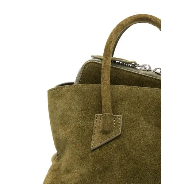 Attico Suede Tote Bag - Green