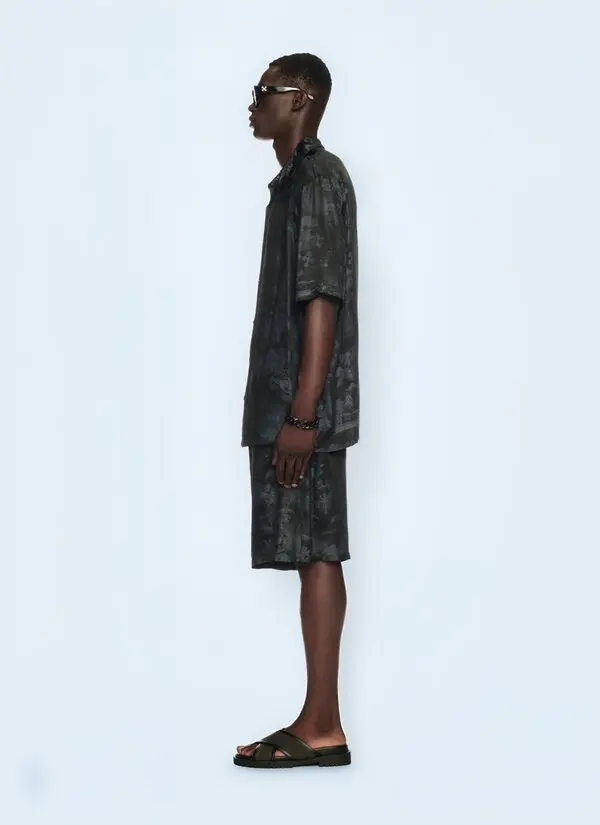 Off-White Jacquard Fresco Bowling Shorts