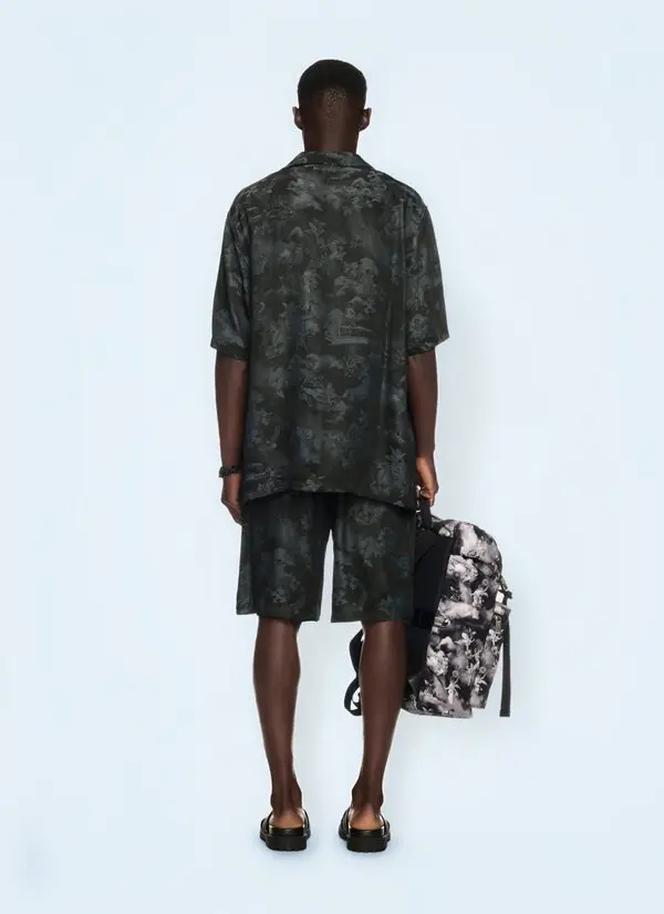 Off-White Jacquard Fresco Bowling Shorts
