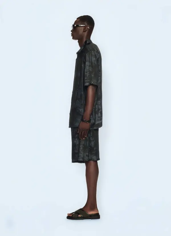 Off-White Jacquard Fresco Bowling Shorts