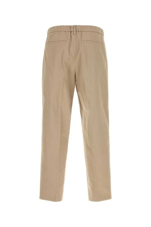 JIL SANDER Sand Cotton Pant