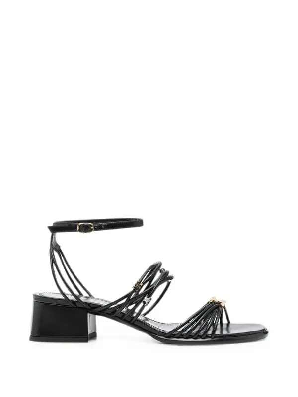 Celine Triomphe Leather Sandals