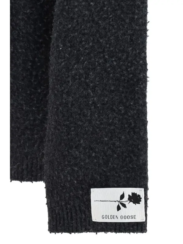 GOLDEN GOOSE Crew Neck Wool Sweater - Gray