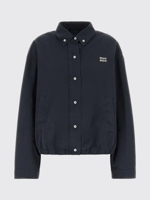 Miu Miu Cotton Shirt Jacket - Multicolor