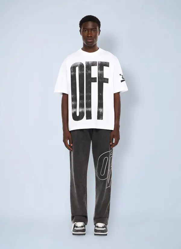 Off-White Big Off Diagonal Skate Logo T-shirt - White
