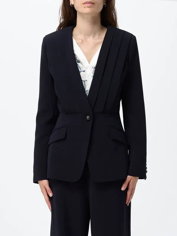 Max Mara Single-breasted Virgin Wool Slim Fit Blazer For