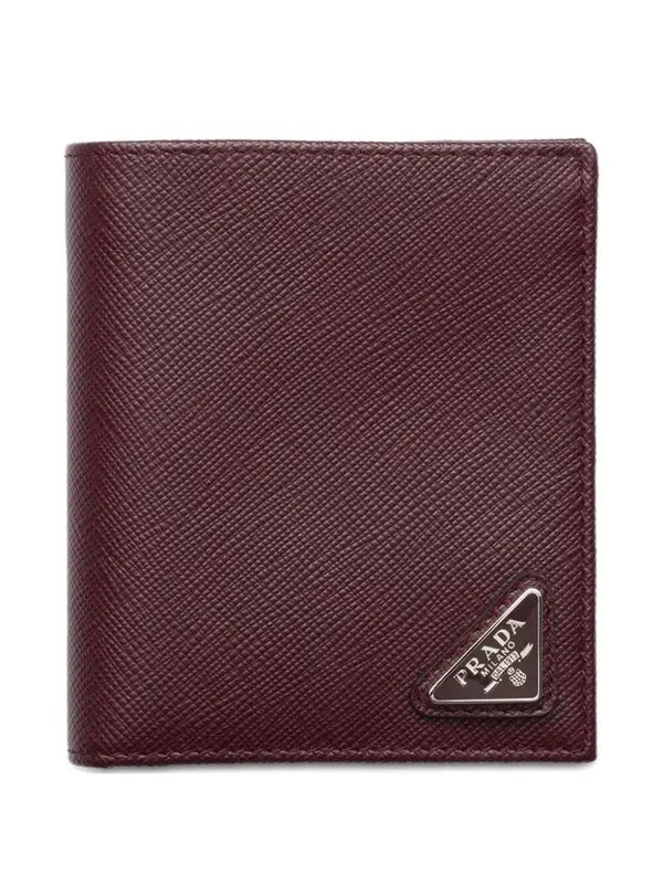 Prada Saffiano Leather Wallet - Red