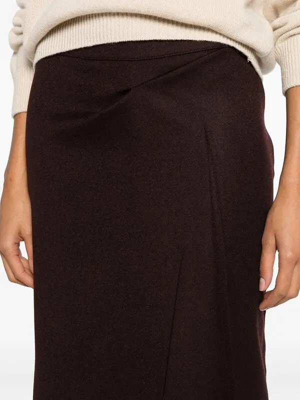 Victoria Beckham Pressed Tailored Skirt