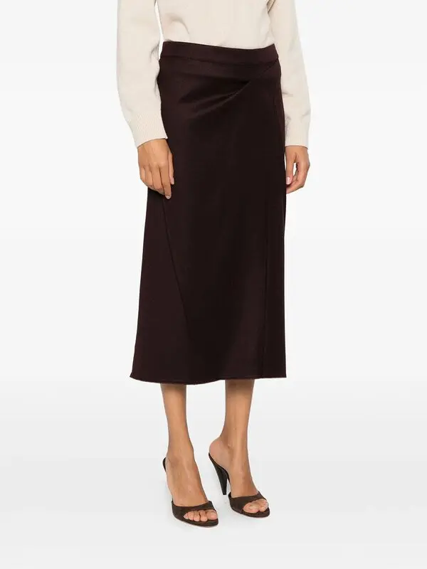 Victoria Beckham Pressed Tailored Skirt