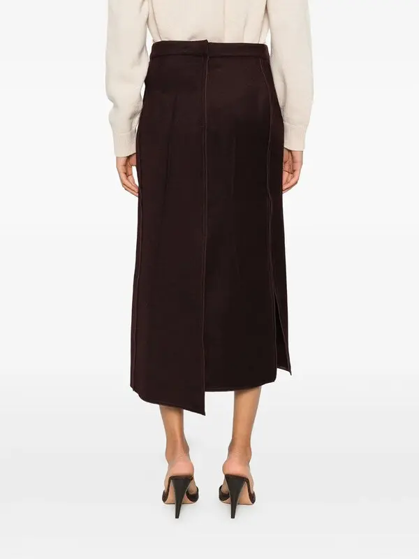 Victoria Beckham Pressed Tailored Skirt