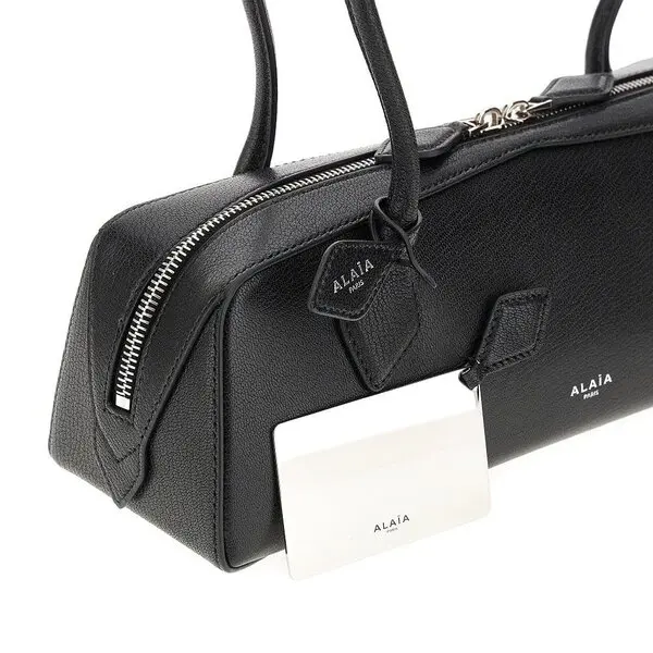 Alaïa Leather Medium 'le Teckel' Bag - Black