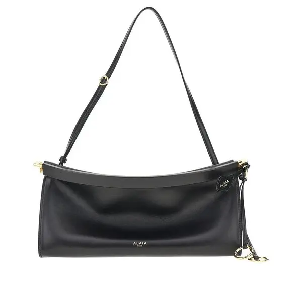 Alaïa Le Click East West Leather Bag - Black