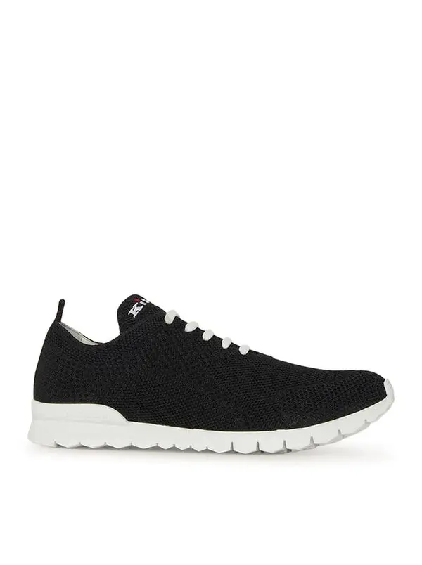 Kiton Knit Running Sneakers - Black