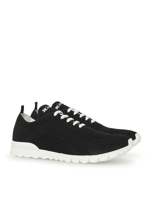 Kiton Knit Running Sneakers - Black
