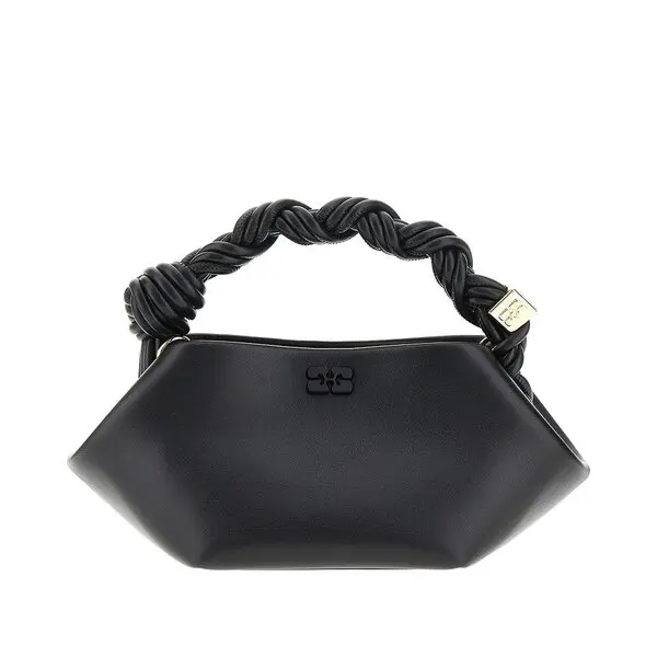 GANNI Recycled Leather 'bou' Mini Bag - Black