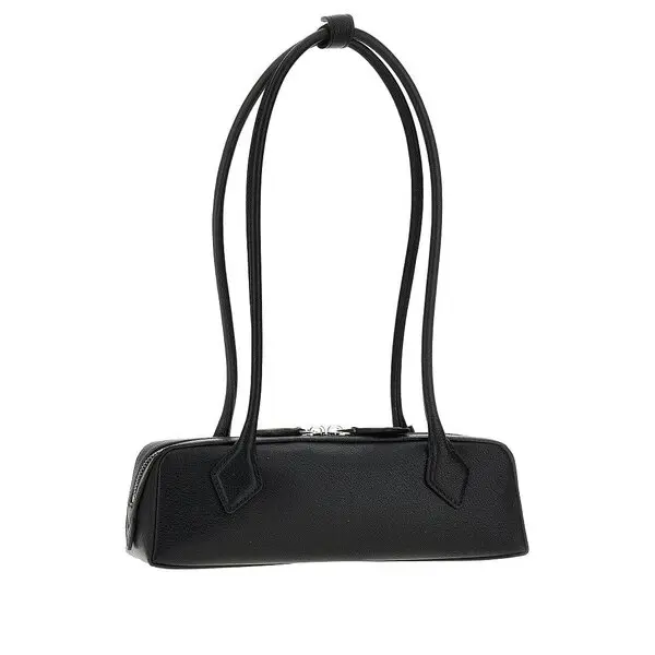 Alaïa Grained Leather Le Teckel Bag - Black