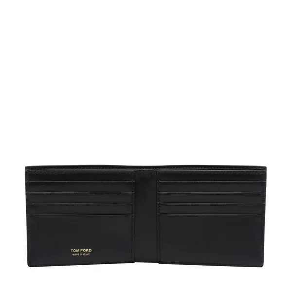 TOM FORD Classic Bifold Croco Wallet