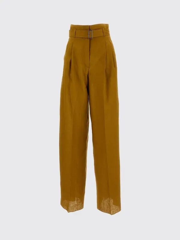 Max Mara Linen Trousers - Brown