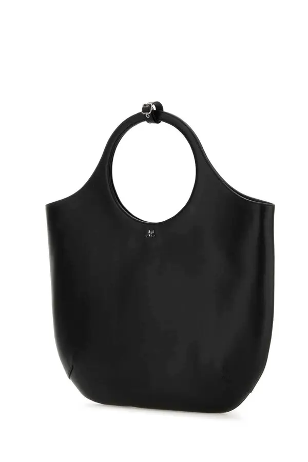 COURREGES Leather Large Holy Handbag