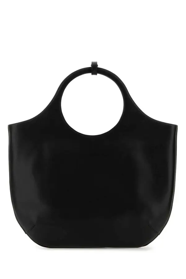 COURREGES Leather Large Holy Handbag