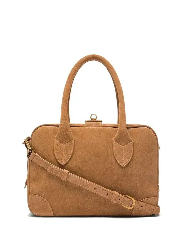 GOLDEN GOOSE Suede Vita Bag - Brown