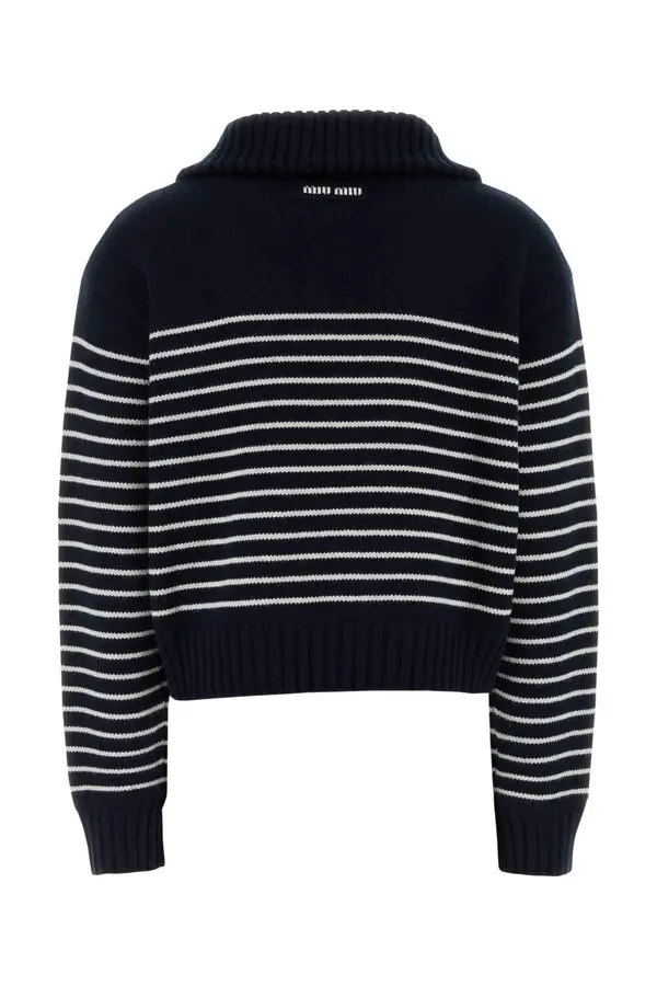 Miu Miu Embroidered Cashmere Sweater
