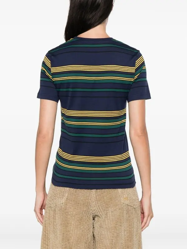 Miu Miu Striped Cotton T-shirt
