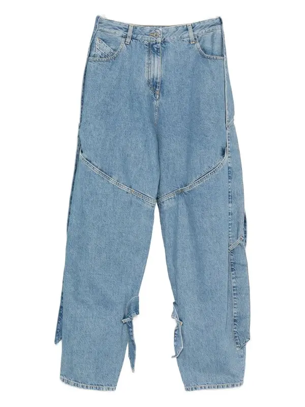 Attico Denim Cotton Jeans - Multicolor