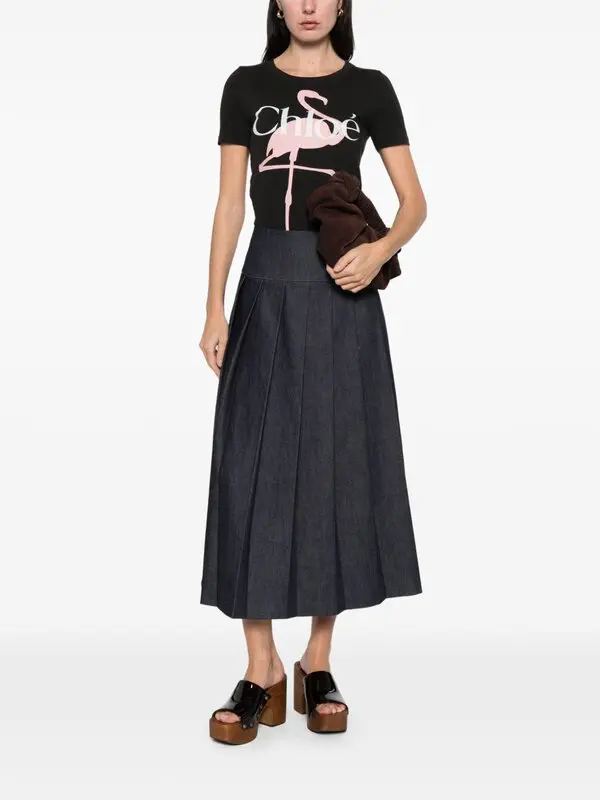 Chloé Printed Cotton T-shirt