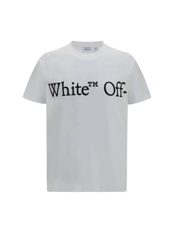Off-White Bookish Scarf T-shirt - White