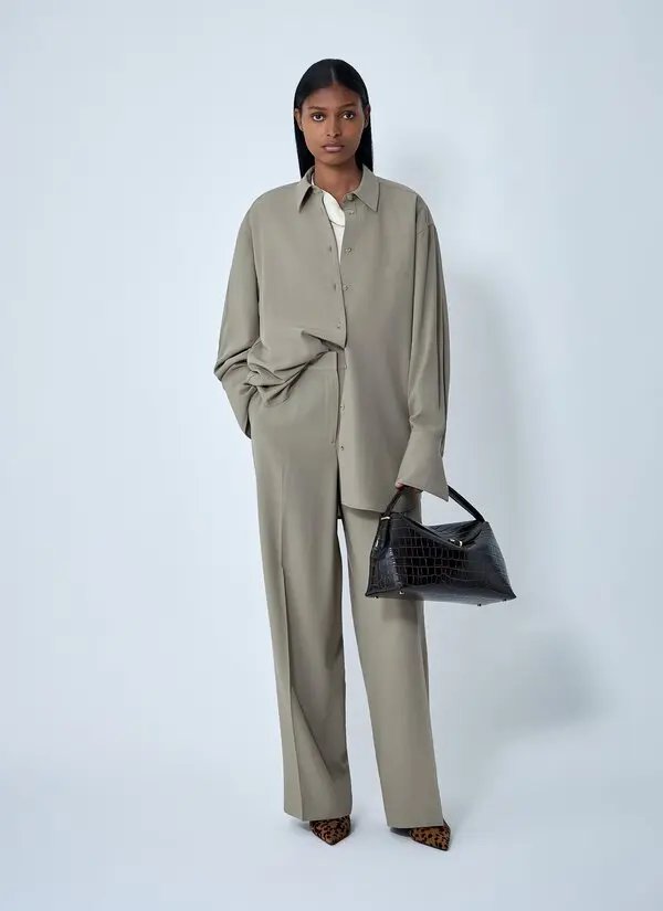 TOTEME Classic Tuxedo Shirt - Cream