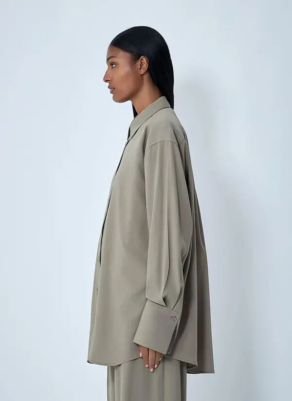 TOTEME Classic Tuxedo Shirt - Cream