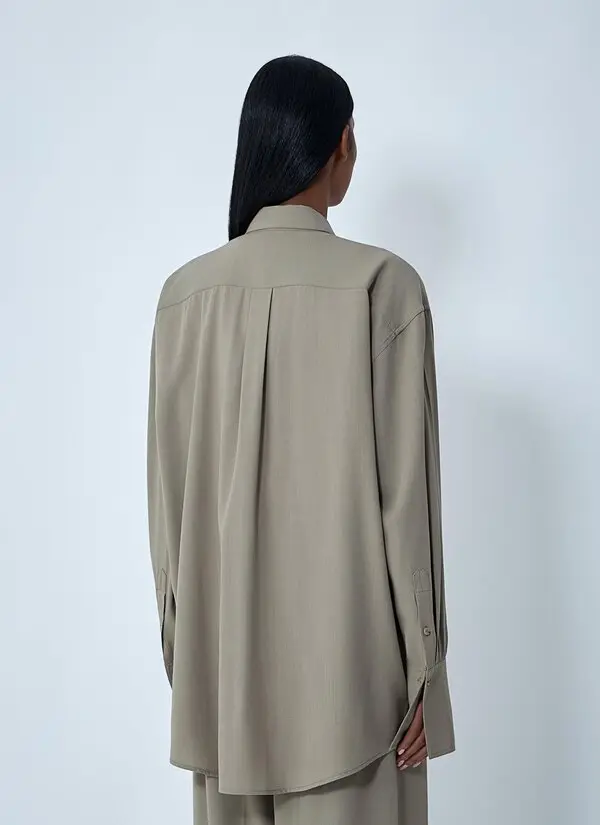 TOTEME Classic Tuxedo Shirt - Cream
