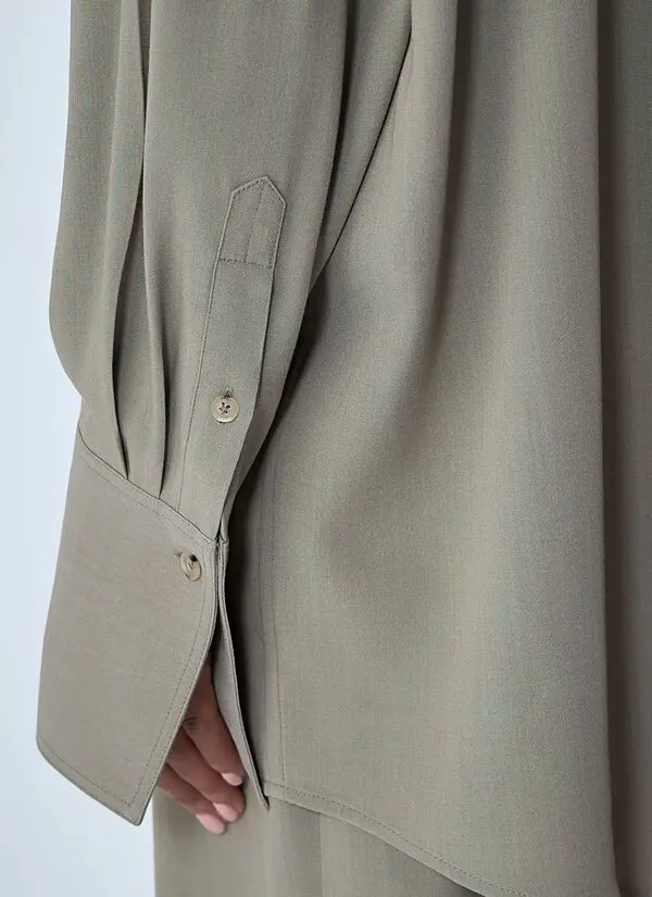 TOTEME Classic Tuxedo Shirt - Cream