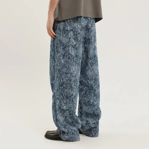1989 STUDIO Pantaloni Marble Mastiff In Denim - Blue
