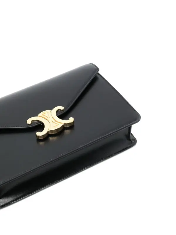 Celine Margo Leather Wallet On Chain