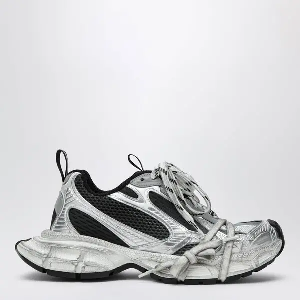 Balenciaga 3xl Gradient Sneakers In Grey And White - Black