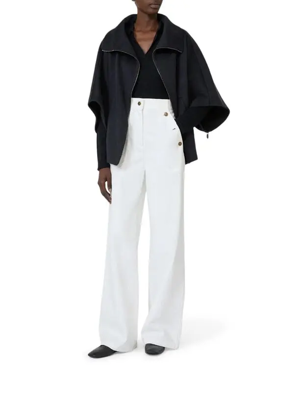 Max Mara Cashmere And Silk Polo Sweater - Blue