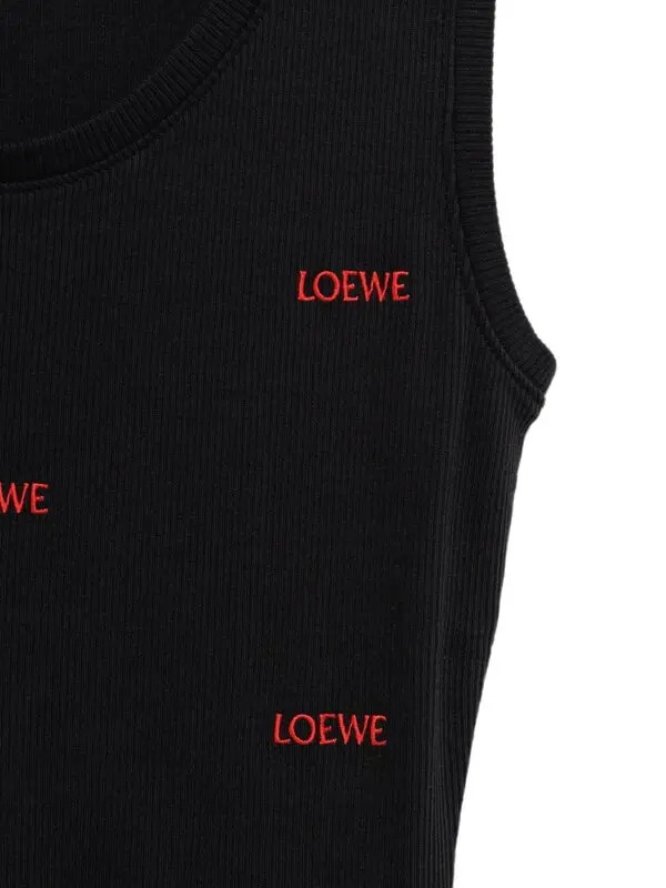 Loewe Logo Cotton Tank Top