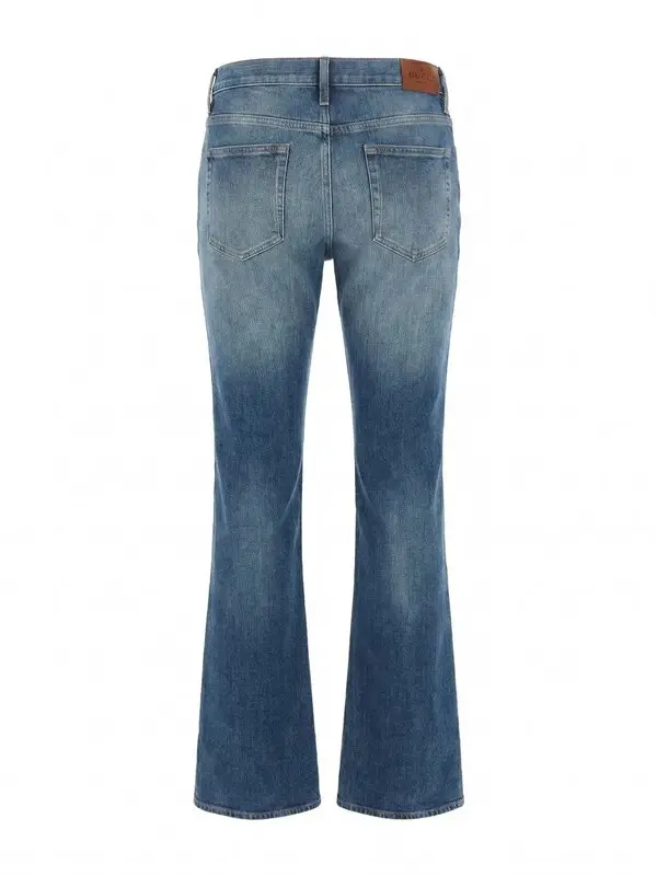 Gucci Low Rise Flare Pants - Multicolor
