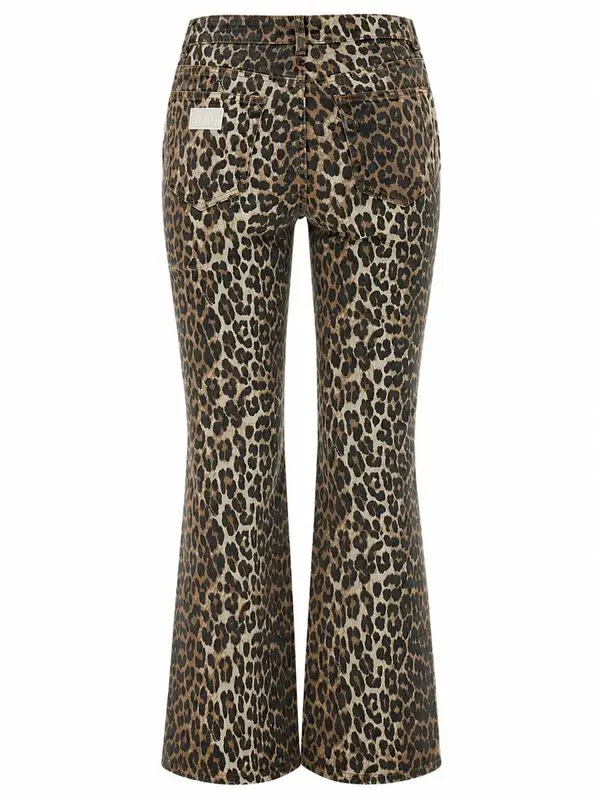 GANNI Jeans Animalier