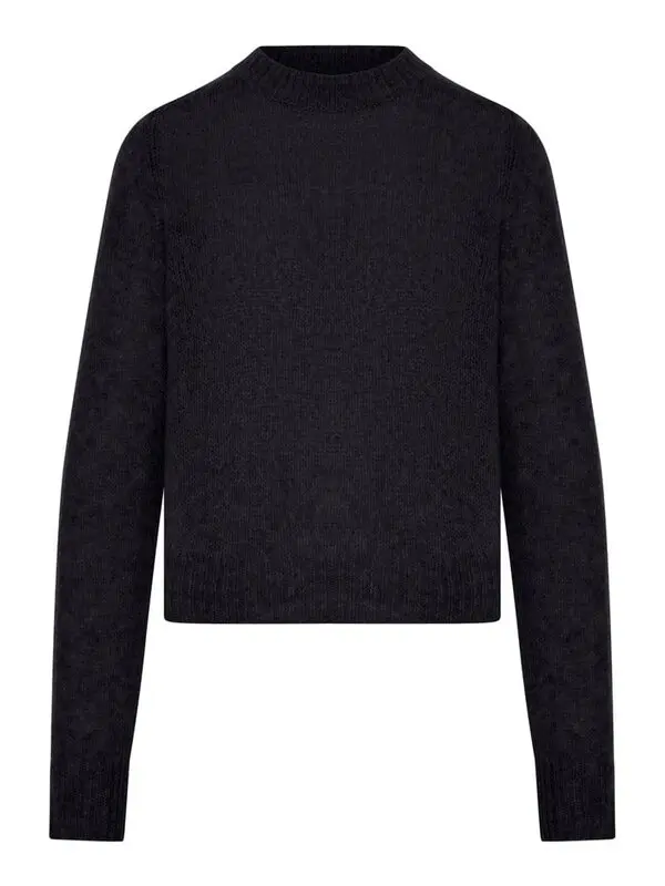LISA YANG Solene Silk Cashmere Sweater - Black